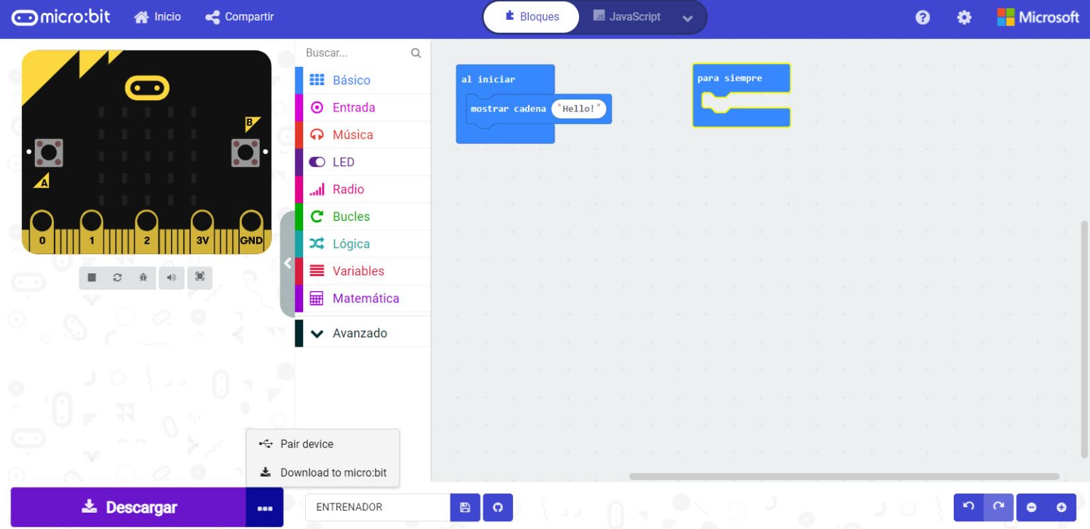 PRIMEROS PASOS CON NEZHA – Microbit