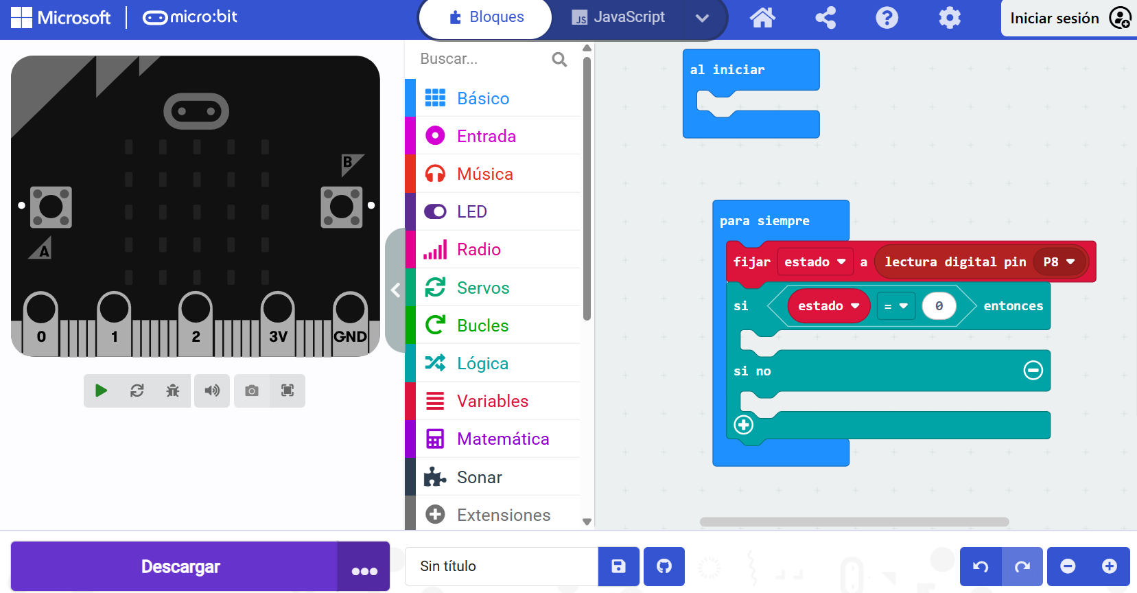 EMITIR SONIDO – Microbit